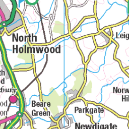 Surrey County Council | Contains OS data © Crown Copyright and database ...