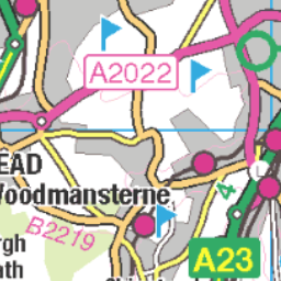Surrey County Council | Contains OS data © Crown Copyright and database ...